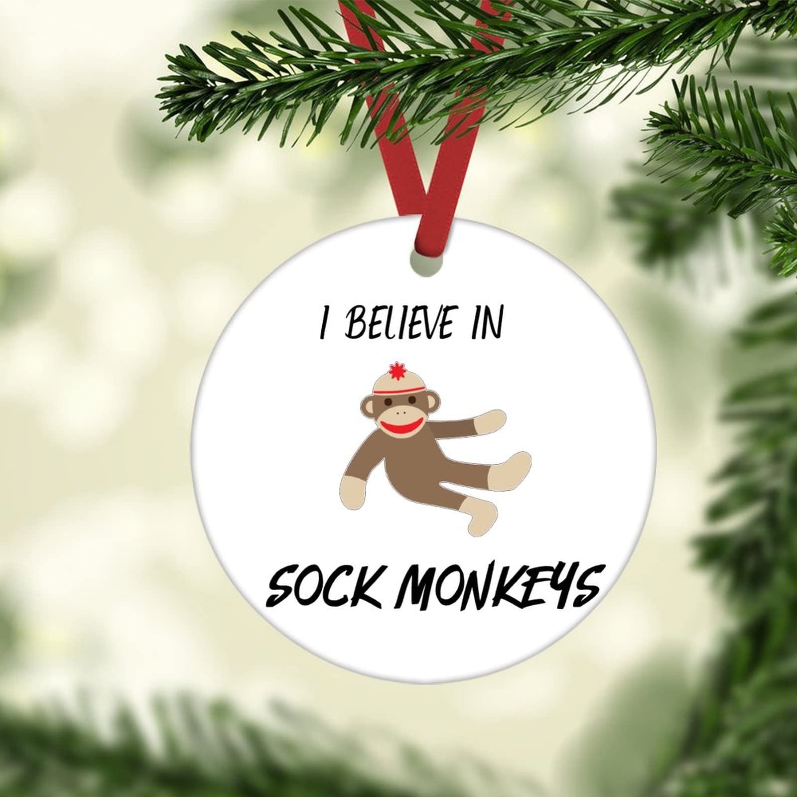 Christmas Tree Sock Monkey