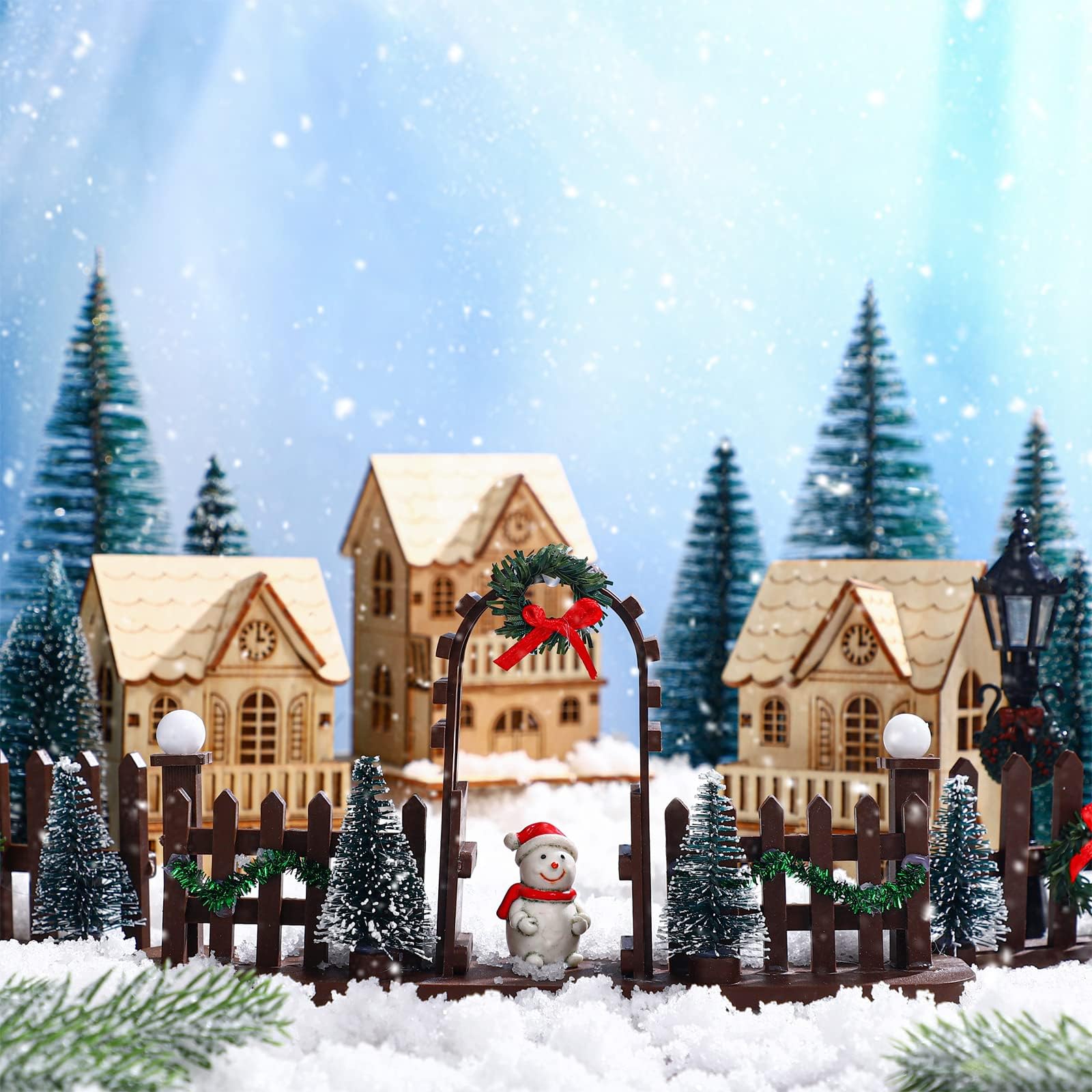 Amazon.com: Lemax Village Collection Stone Wall Set of 6 #63576 ...