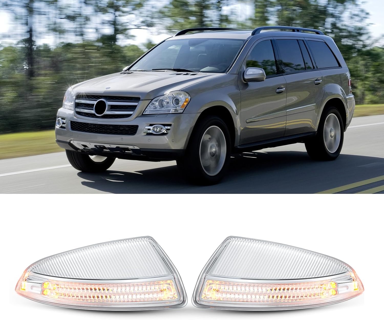 Amazon.com: BINB ROAD 2Pcs Turn Signal LED Door Wing Side Mirror Light ...