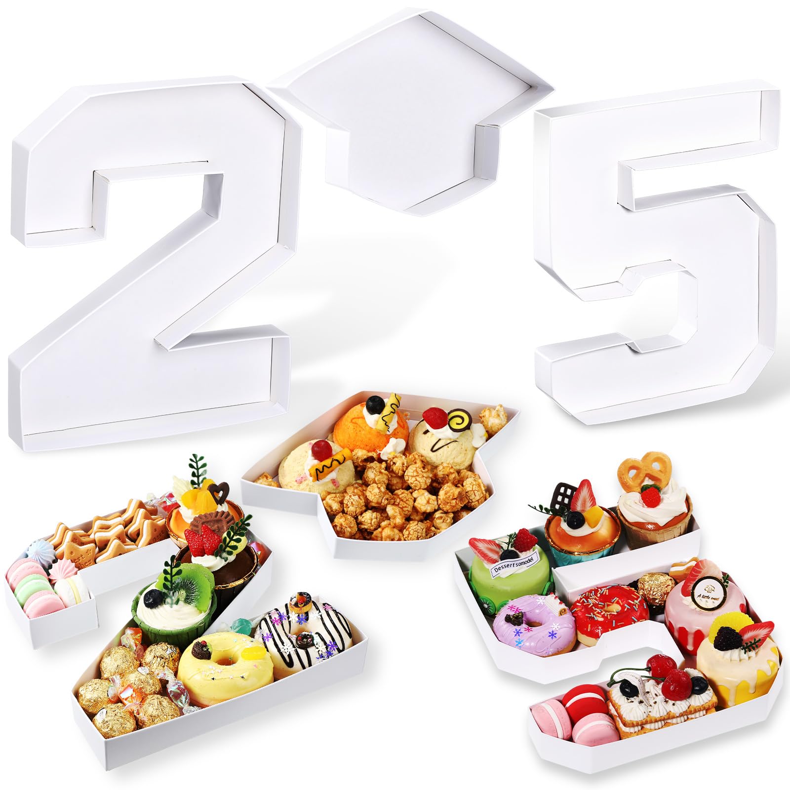 Snapklik.com : 3 Pcs 10" Graduation Fillable Letter,Plastic Number ...
