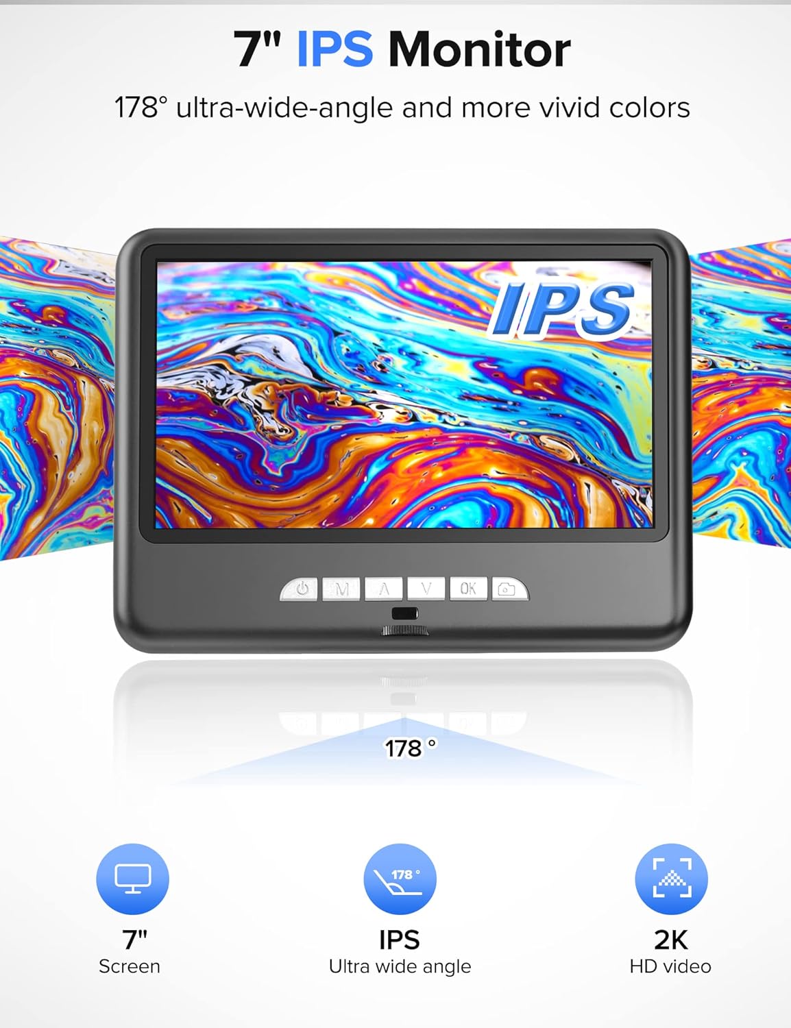 Microscopio digital LCD 2K 1200X, microscopio HDMI Dcorn de 7 pulgadas ...