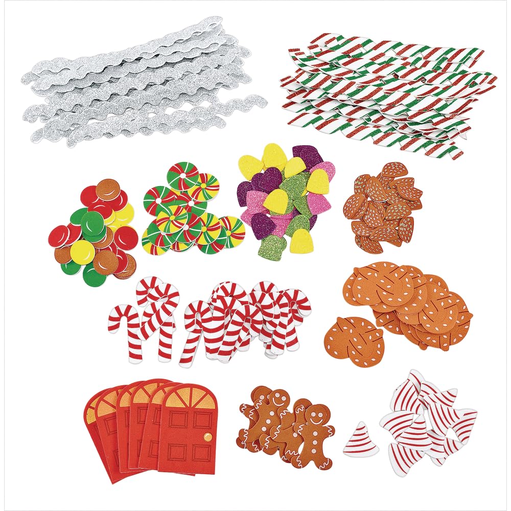 Amazon.com: Colorations Decorating Kit for Gingerbread House (Item ...