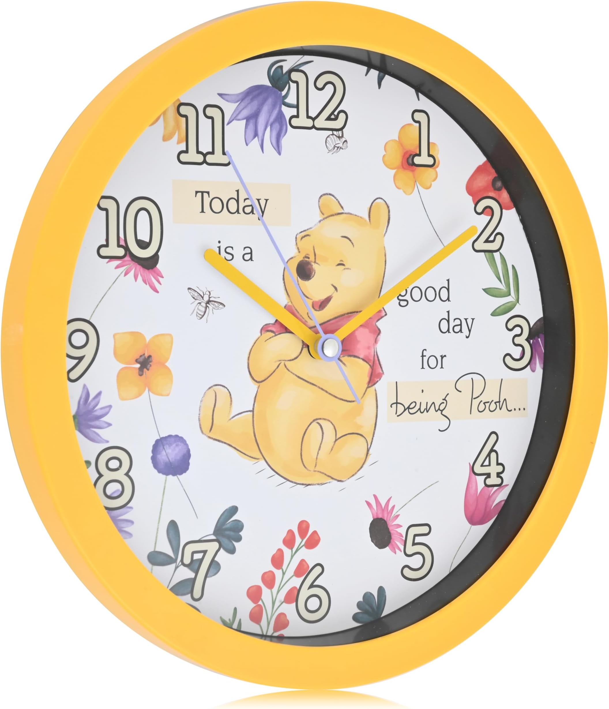 Amazon.com: Accutime Winnie The Pooh Kids Wall Clock - 12-inch Analog ...