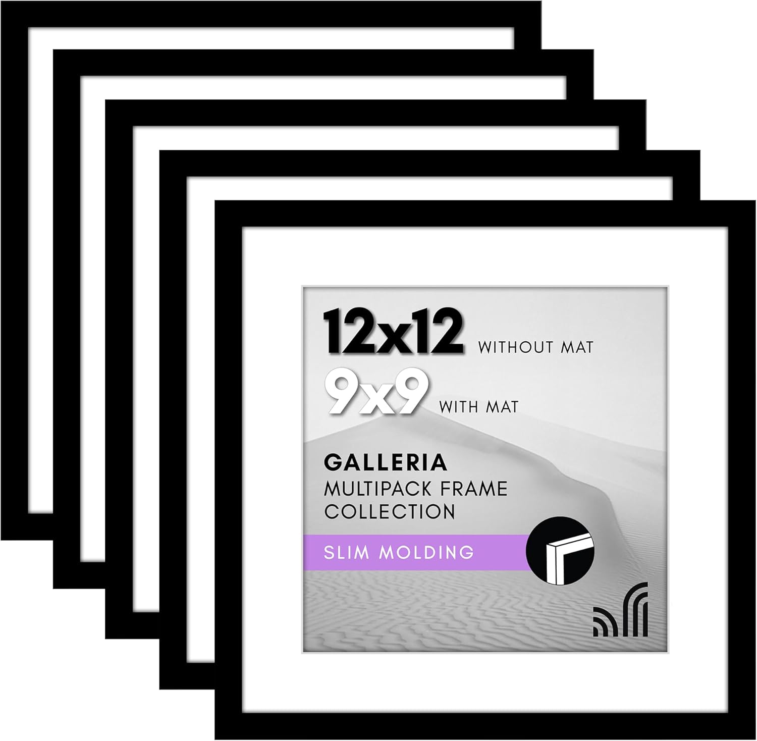 Amazon.com - Americanflat 12x12 Picture Frame with Polished Plexiglass ...