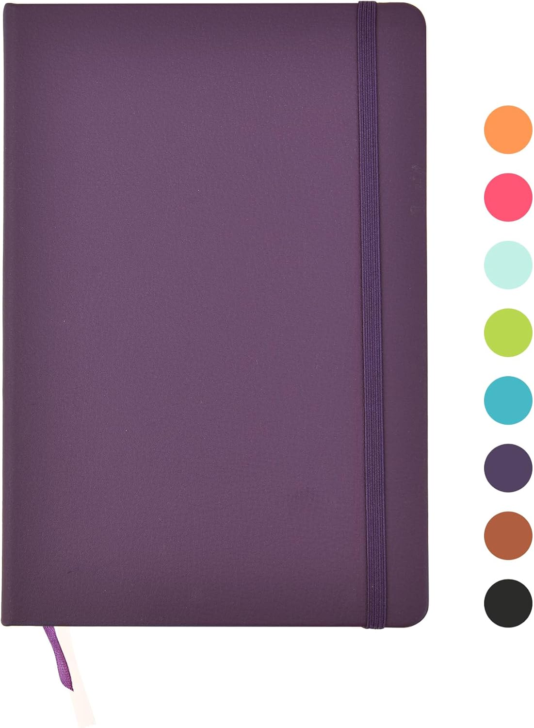 ARPAN Classic A5 Hardback Cover, Ribbon Marker with Elastic Closure ...