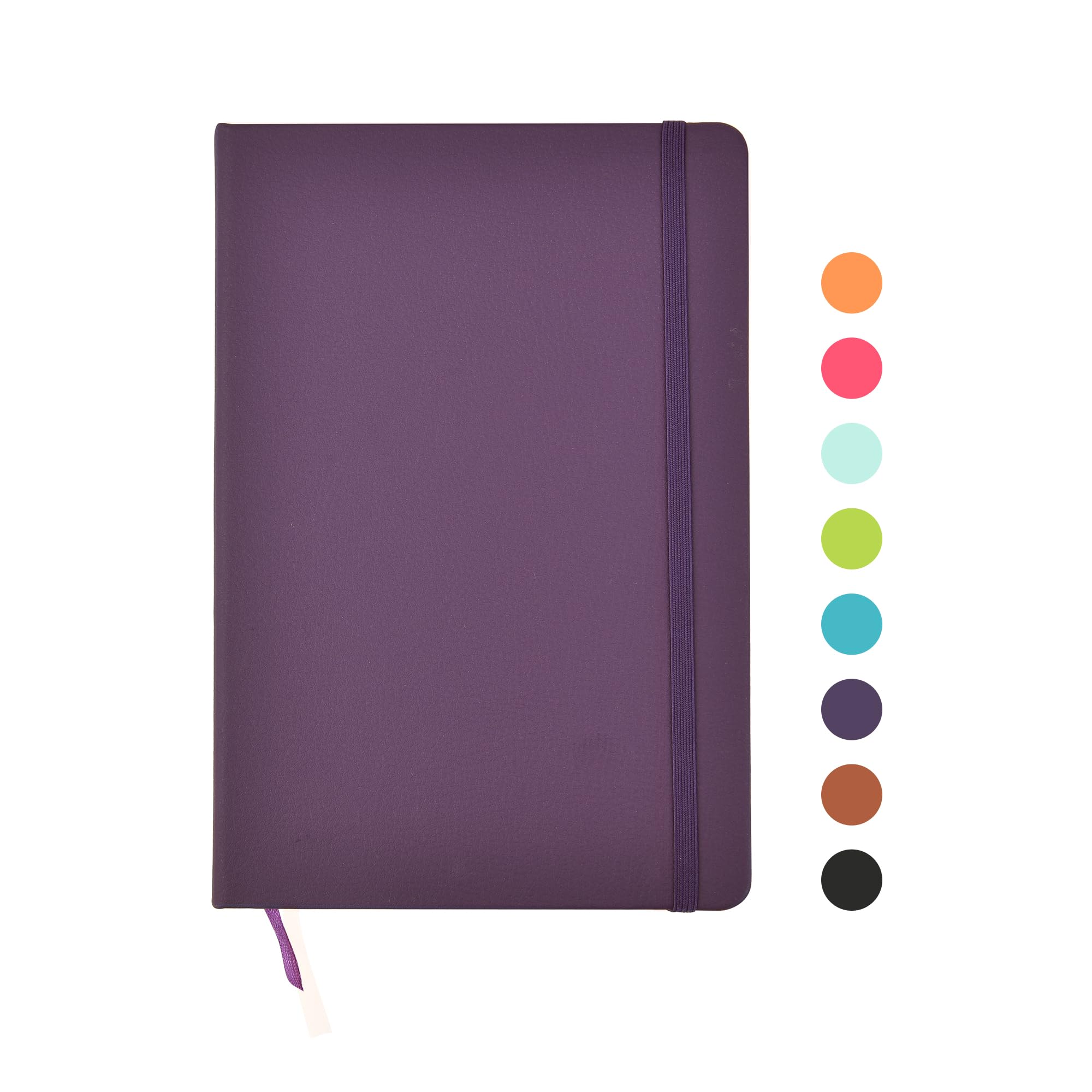 ARPAN Classic A5 Hardback Cover, Ribbon Marker with Elastic Closure ...