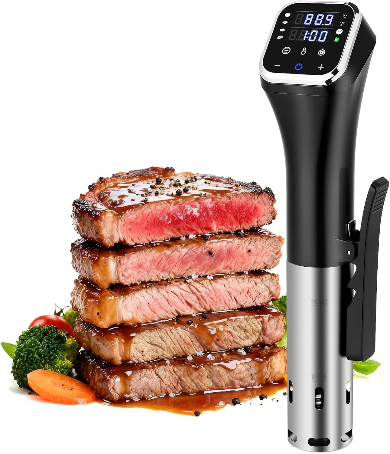 Sous Vide Device with WiFi Precision Cooker: 1100 Watt, App Temperature ...