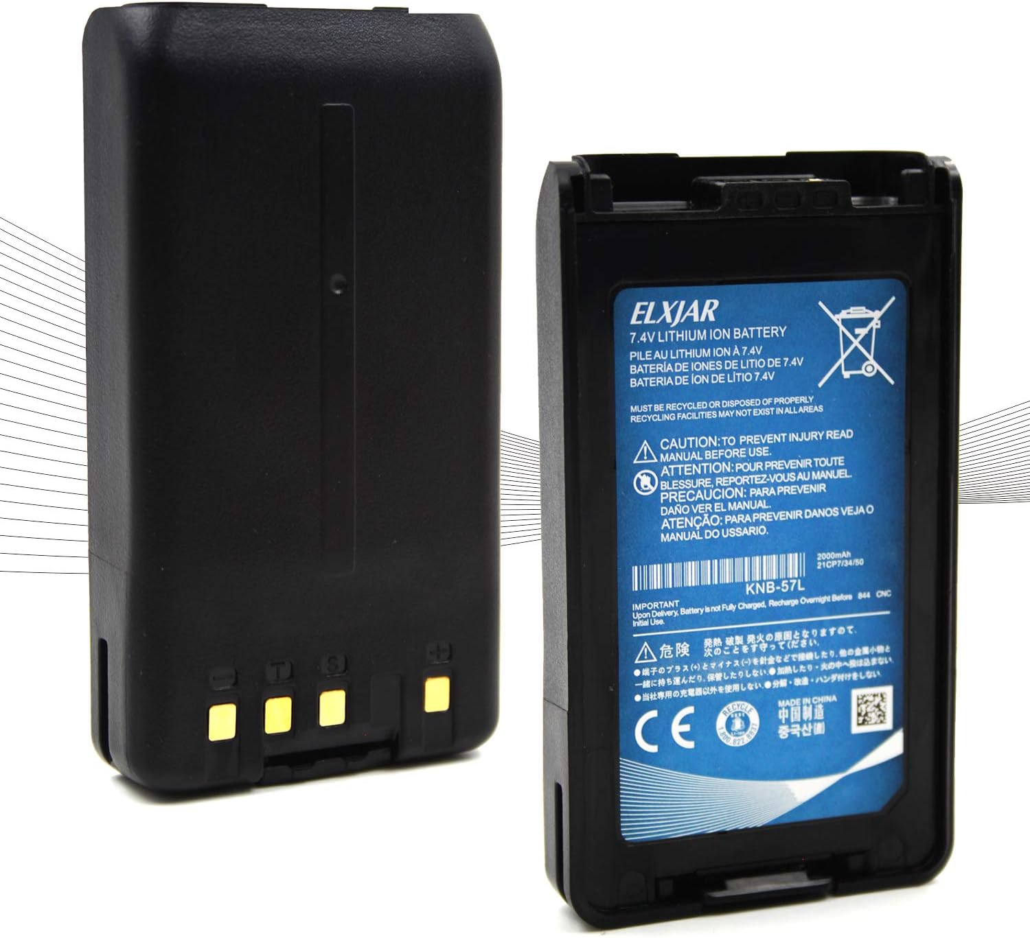 Amazon.com: Vineyuan KNB-55L Replacement Battery for Kenwood TK-3360 ...