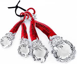 Amazon.com: Ganz Santa Measuring Spoons - Ornaments Gifts Christmas ...