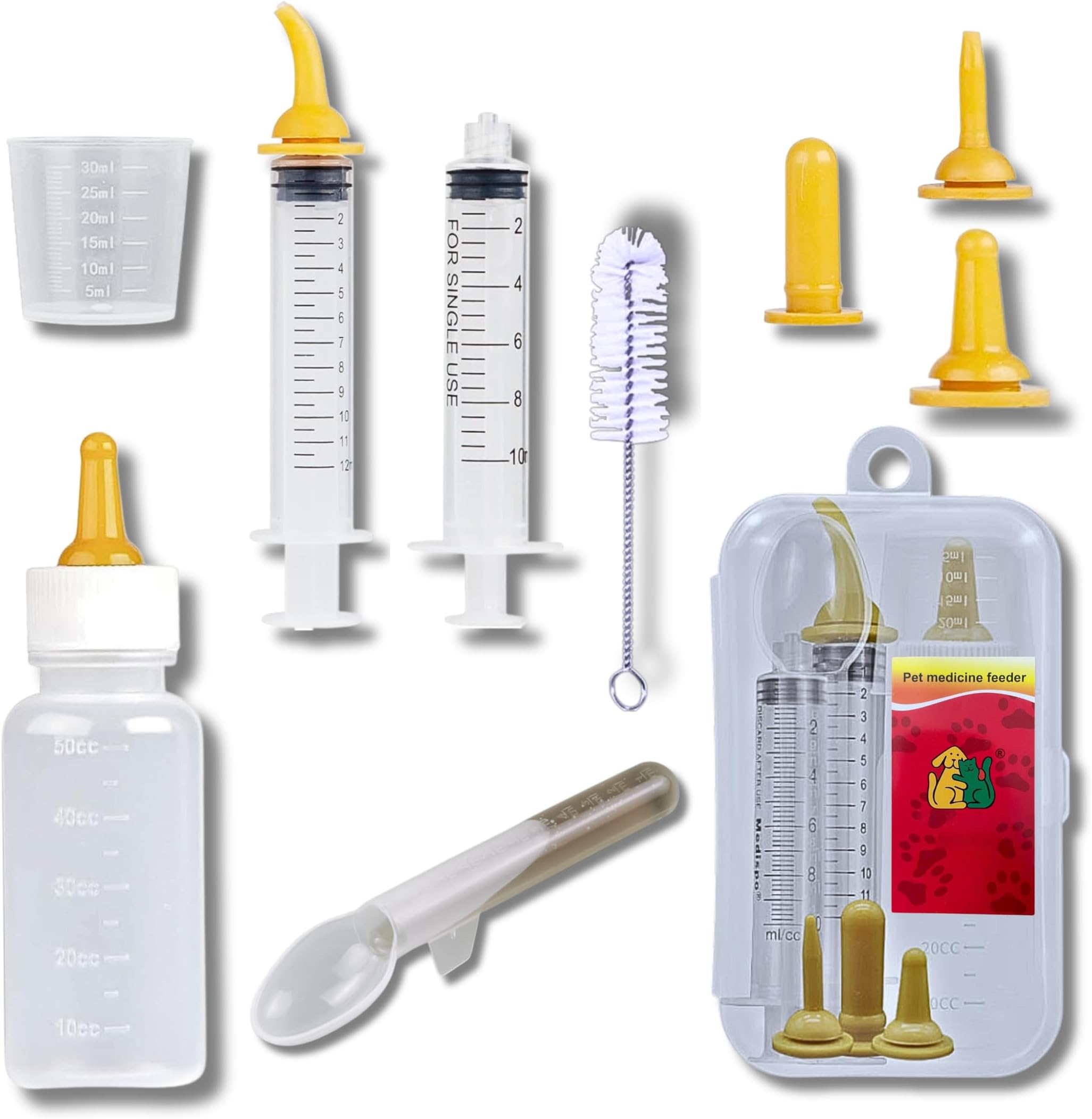 Amazon.com : Eomhept Newborn Kitten Puppy Feeding Bottles for Nursing ...