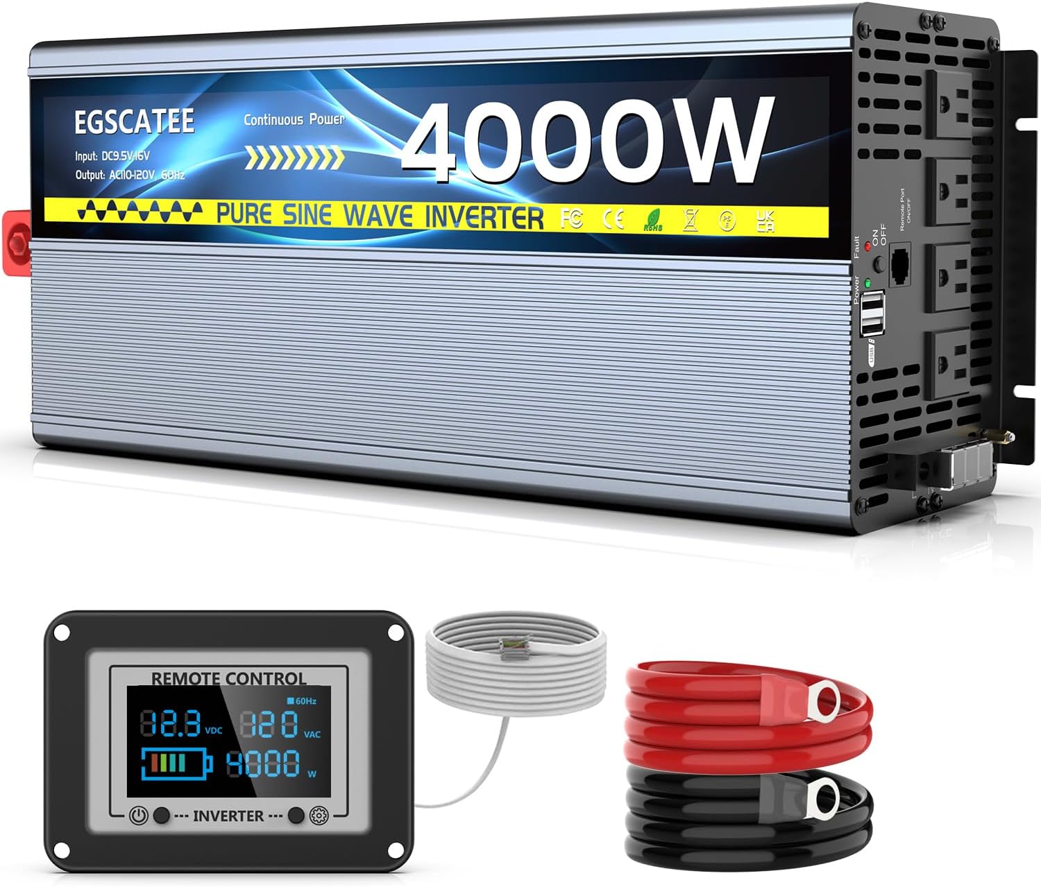 Amazon.com: TRIPP LITE - RV1250ULHW PowerVerter 1250-Watt 12VDC RV ...