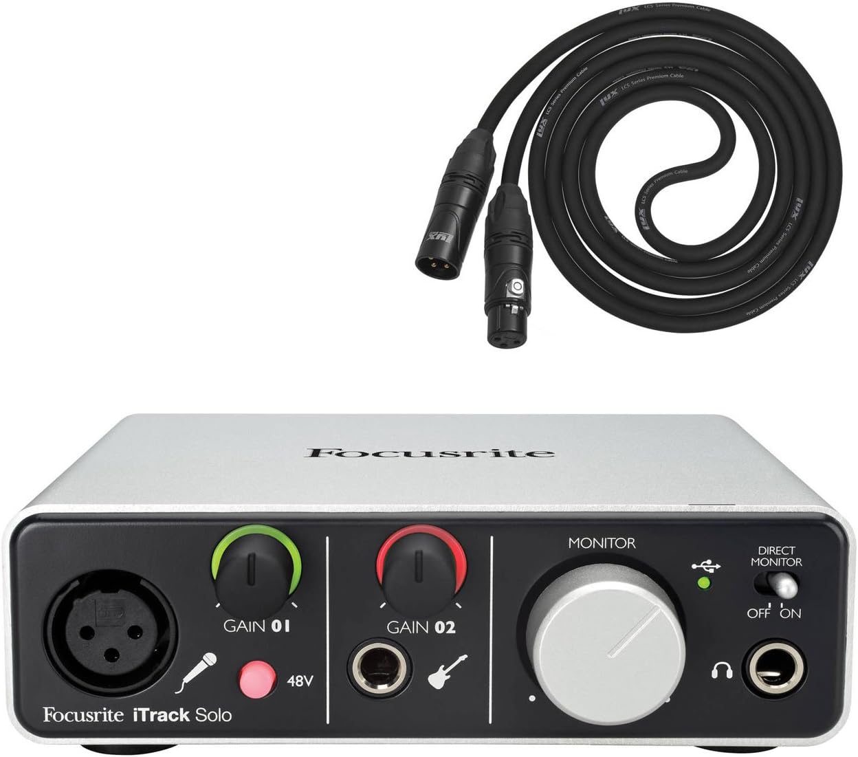 Amazon.com: Focusrite iTrack Solo Lightning Audio Interface USB Audio ...