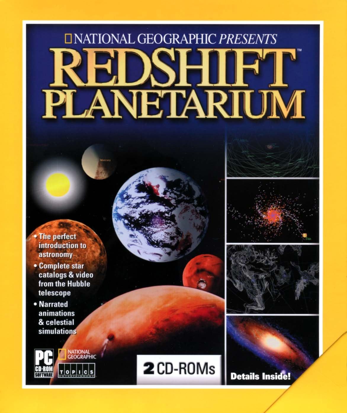 Amazon.com: National Geographic Presents: RedShift Planetarium : Software