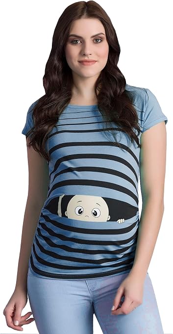 Witzige süße Umstandsmode T-Shirt mit Motiv Schwangerschaft Geschenk ...