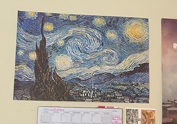 Amazon.com: Starry Night by Vincent Van Gogh Poster Print
