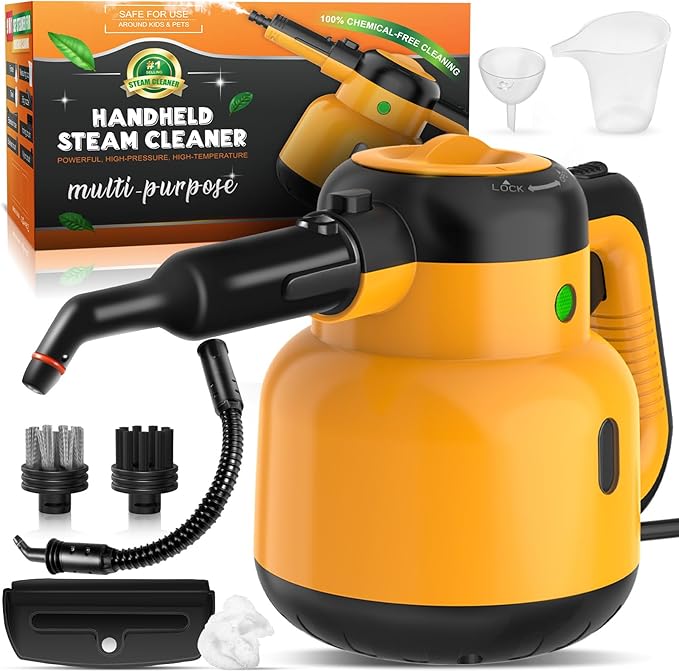 Amazon.com - Handheld Steam Cleaner, Multipurpose Portable Upholstery ...