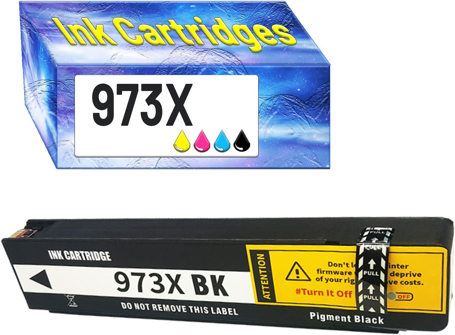 Amazon.com: 973X Ink Cartridges Replacement for HP 913A 973X 973XL ...