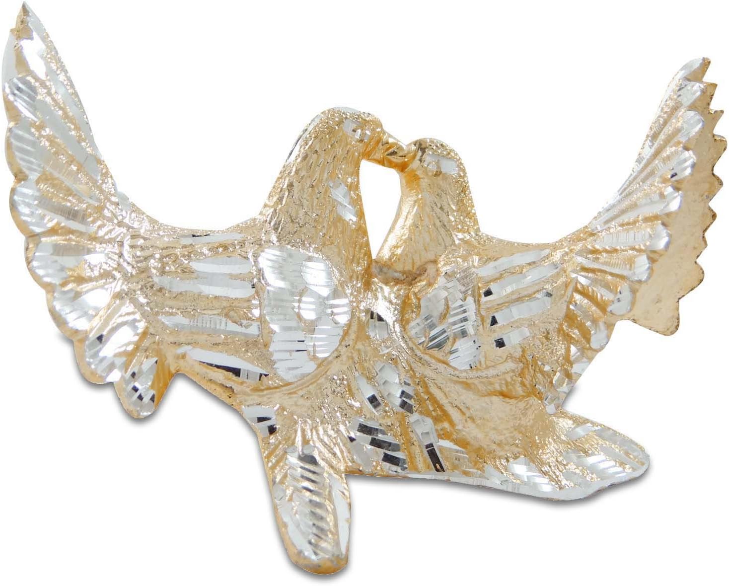 Love Birds Statue Aluminum Showpiece Table Decor Collectibles Gold ...