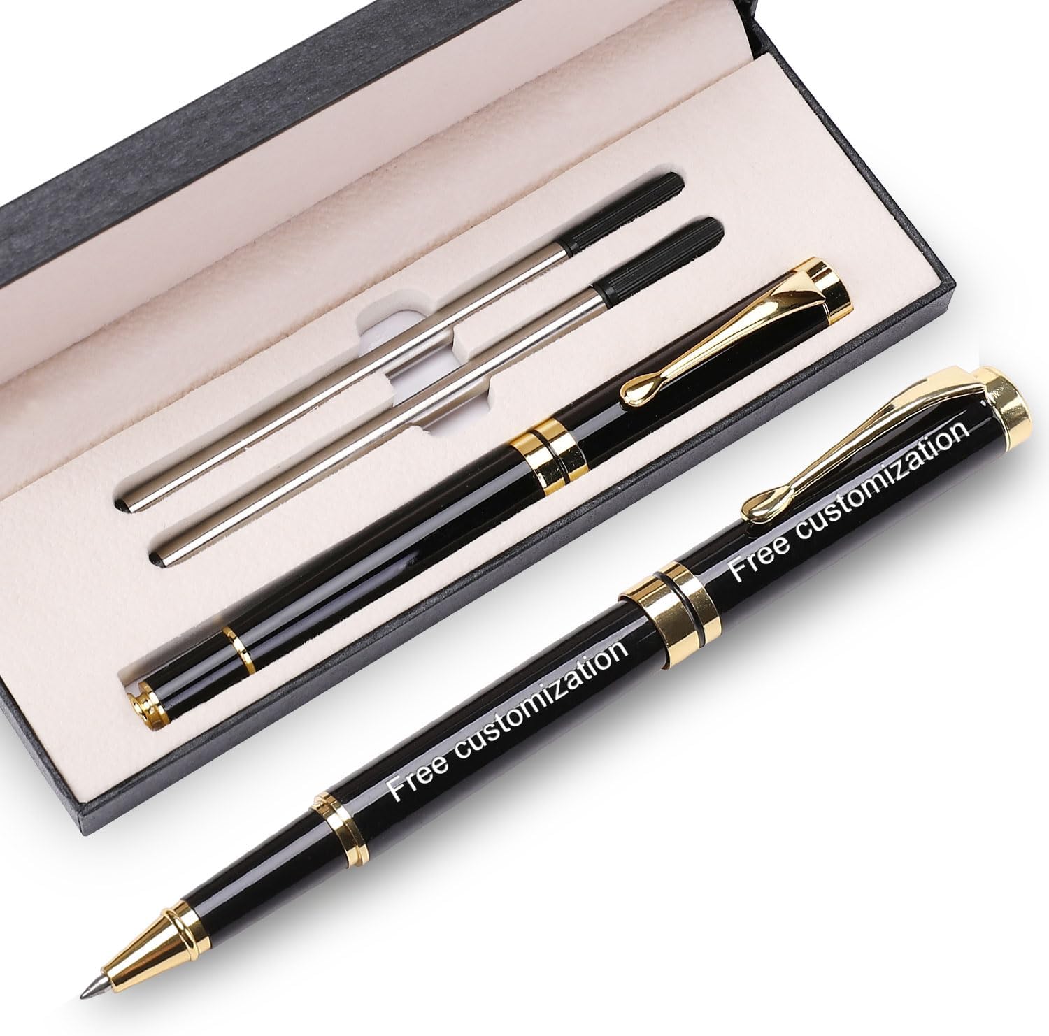 Amazon.com : YIVONKA Personalized custom pen Luxury pens Free Engraving ...