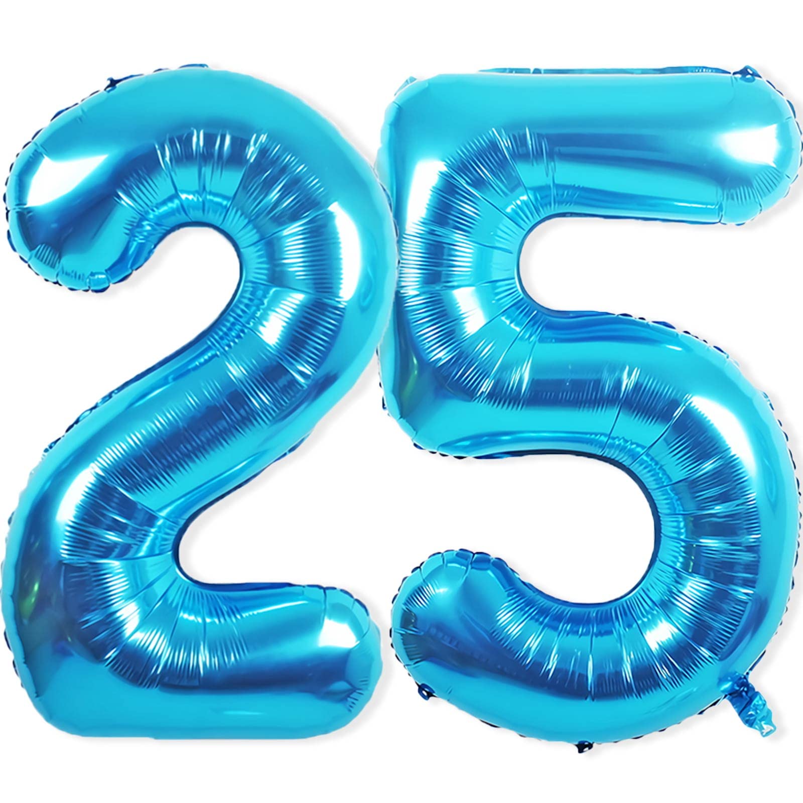 Amazon.com: 25 Balloon Number, 40 Inch Blue Foil Balloons Giant Jumbo ...