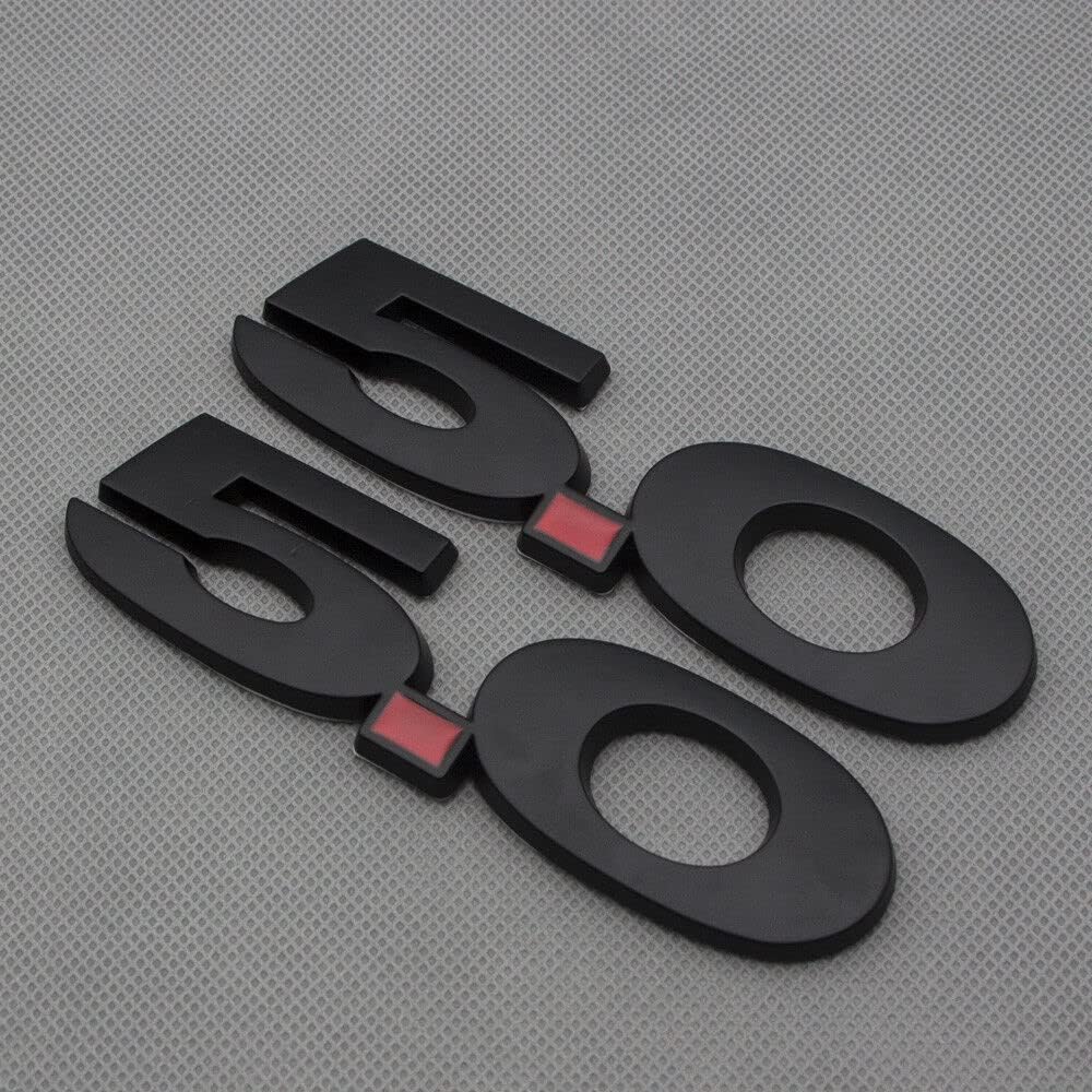 Amazon.com: Pair 5.0 Liter Door Side Fender Emblem Rear Lid Trunk 3D ...