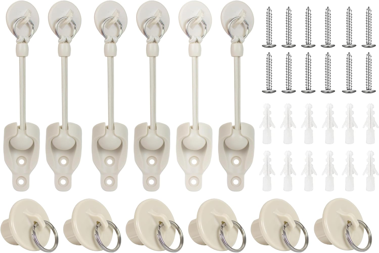 Amazon.com: Seprochoo Sun Shade Parts Bungee Kit and End Cap,Weather ...