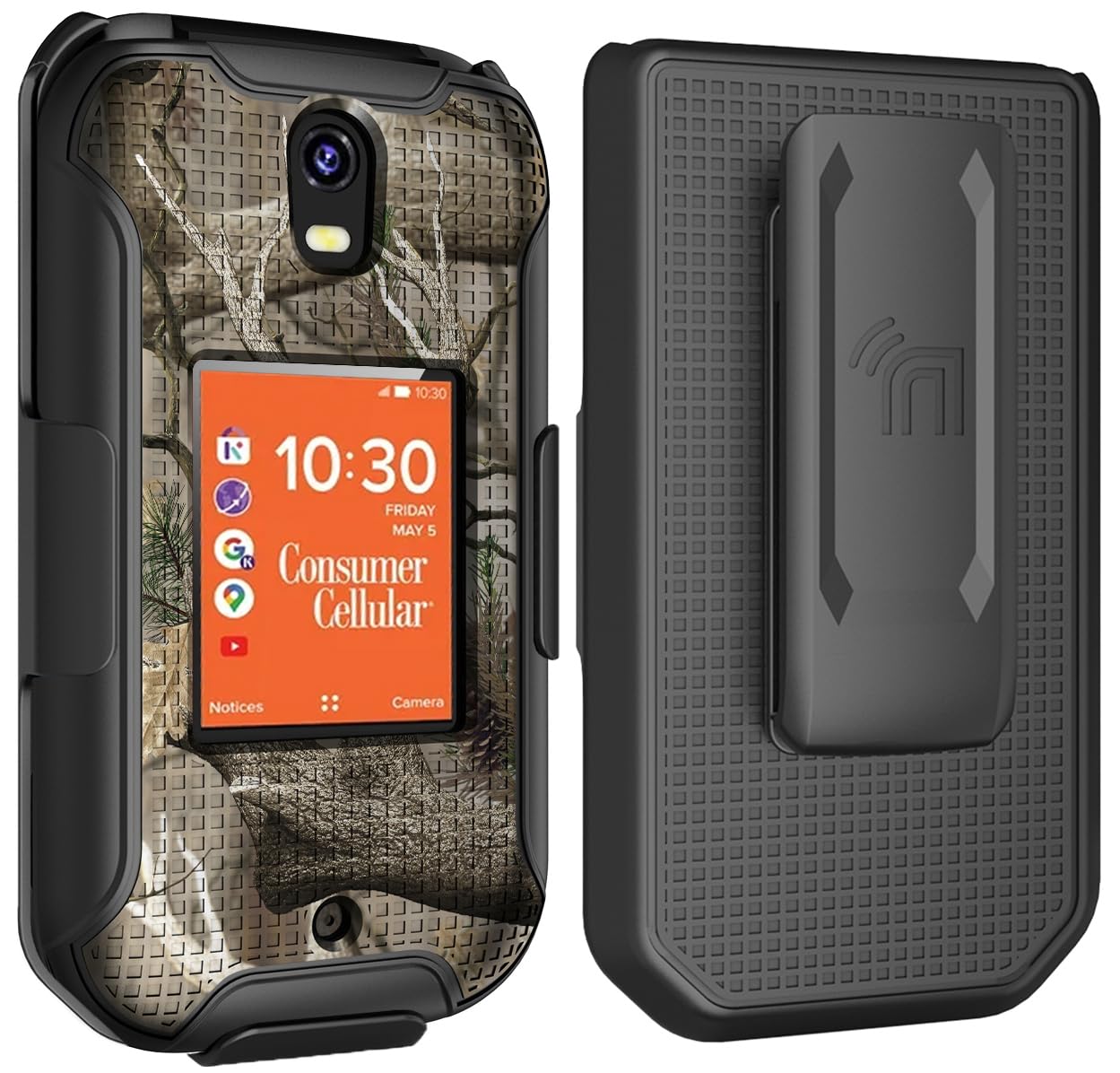 Amazon.com: Nakedcellphone Holster Series for Consumer Cellular IRIS ...