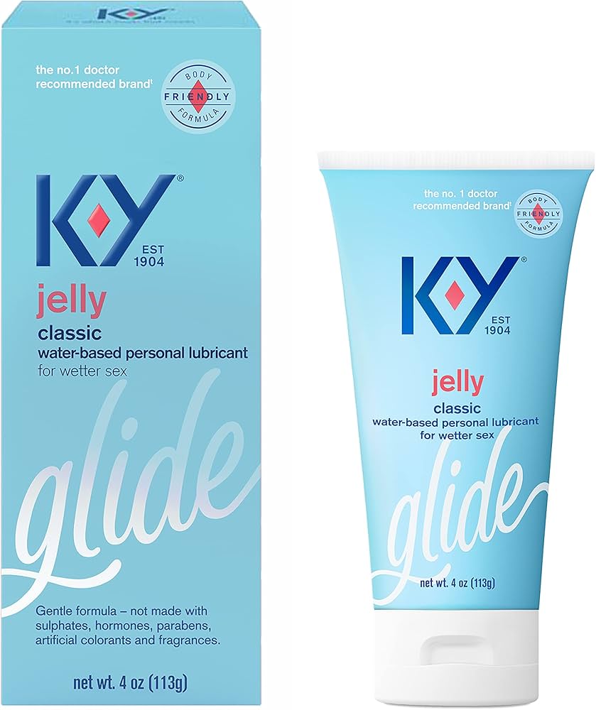 K Y Jelly Lube Personal Lubricant Water Based Formula 4 Oz Pack Of 3 