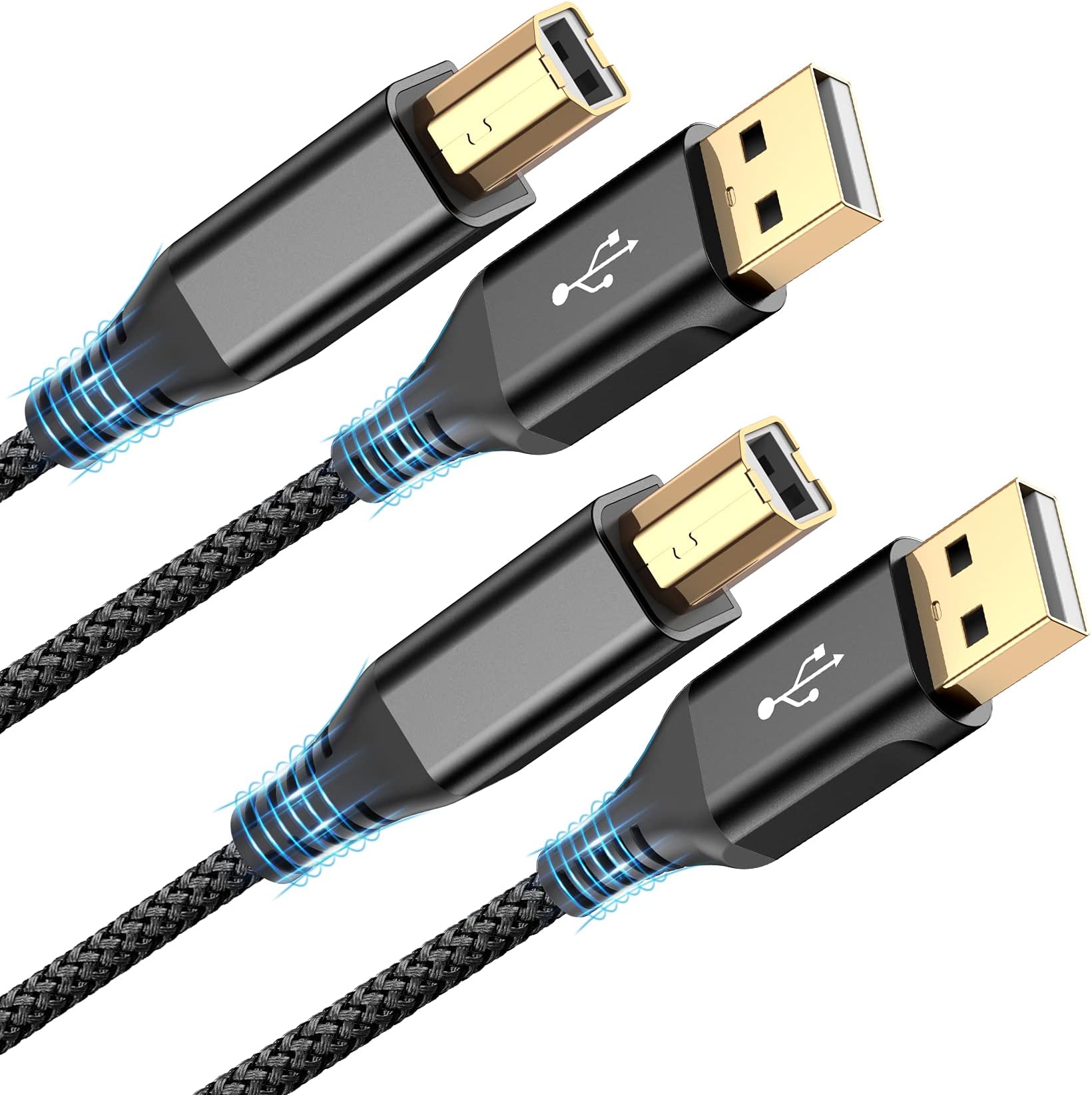 Amazon.com: Printer Cable 20Ft, TanGuYu 20Feet Hi-Speed USB 2.0 Type A ...