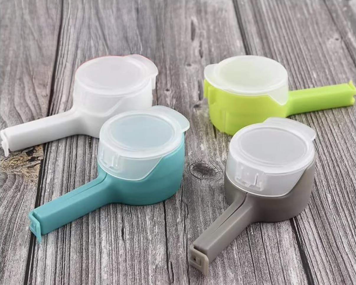 Amazon.com: Pack of 4 Resealable Bag clip storage home food homeware ...