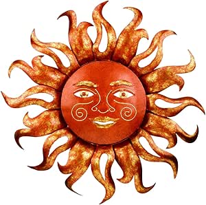 Amazon.com : Regal Art &Gift Radiant Sun, 21" : Wall Sculptures : Patio ...