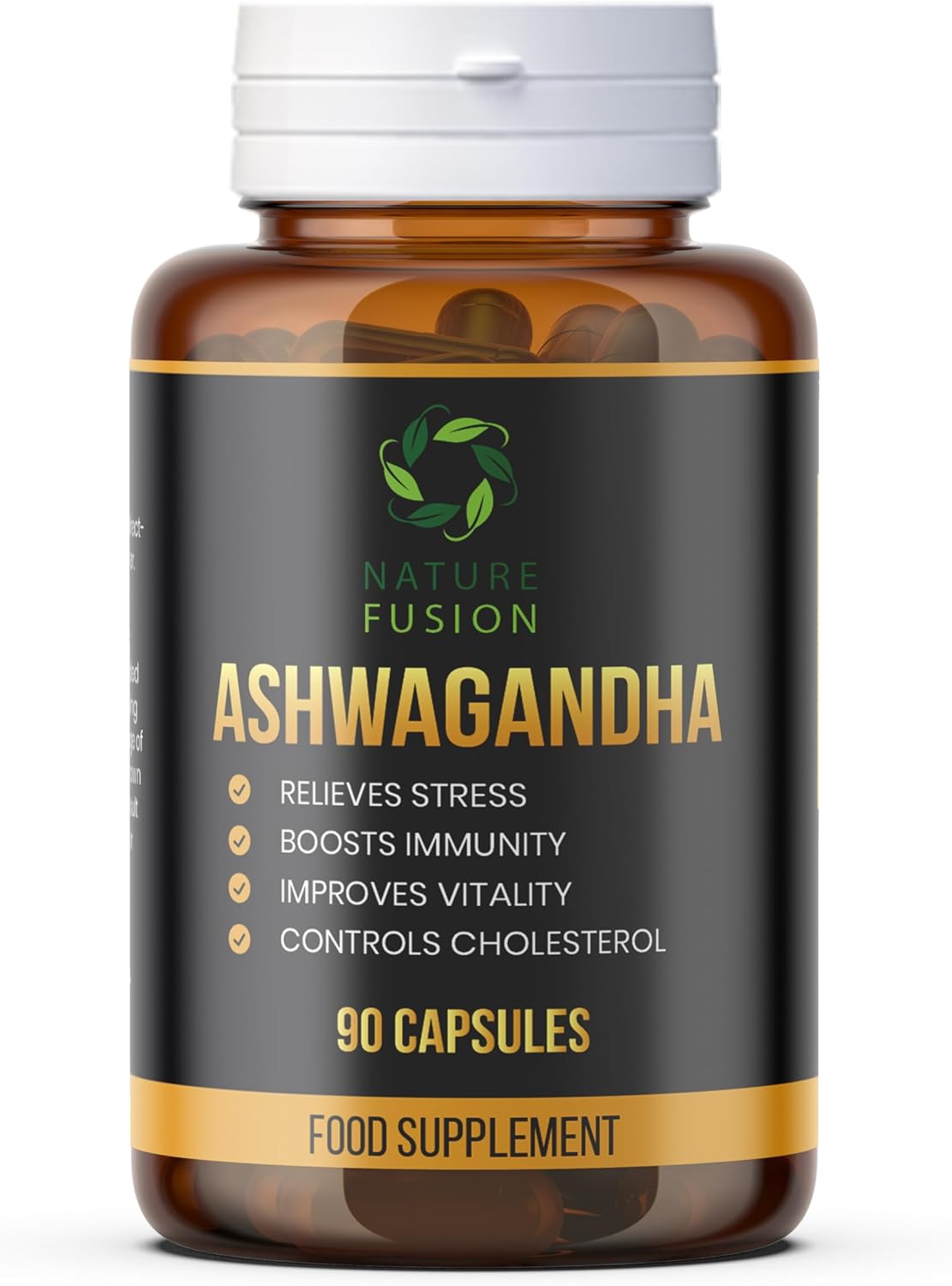 Amazon.com: Nature Fusion | Ashwagandha Capsules 500mg - 90 Count | Supports Healhty Sleep ...