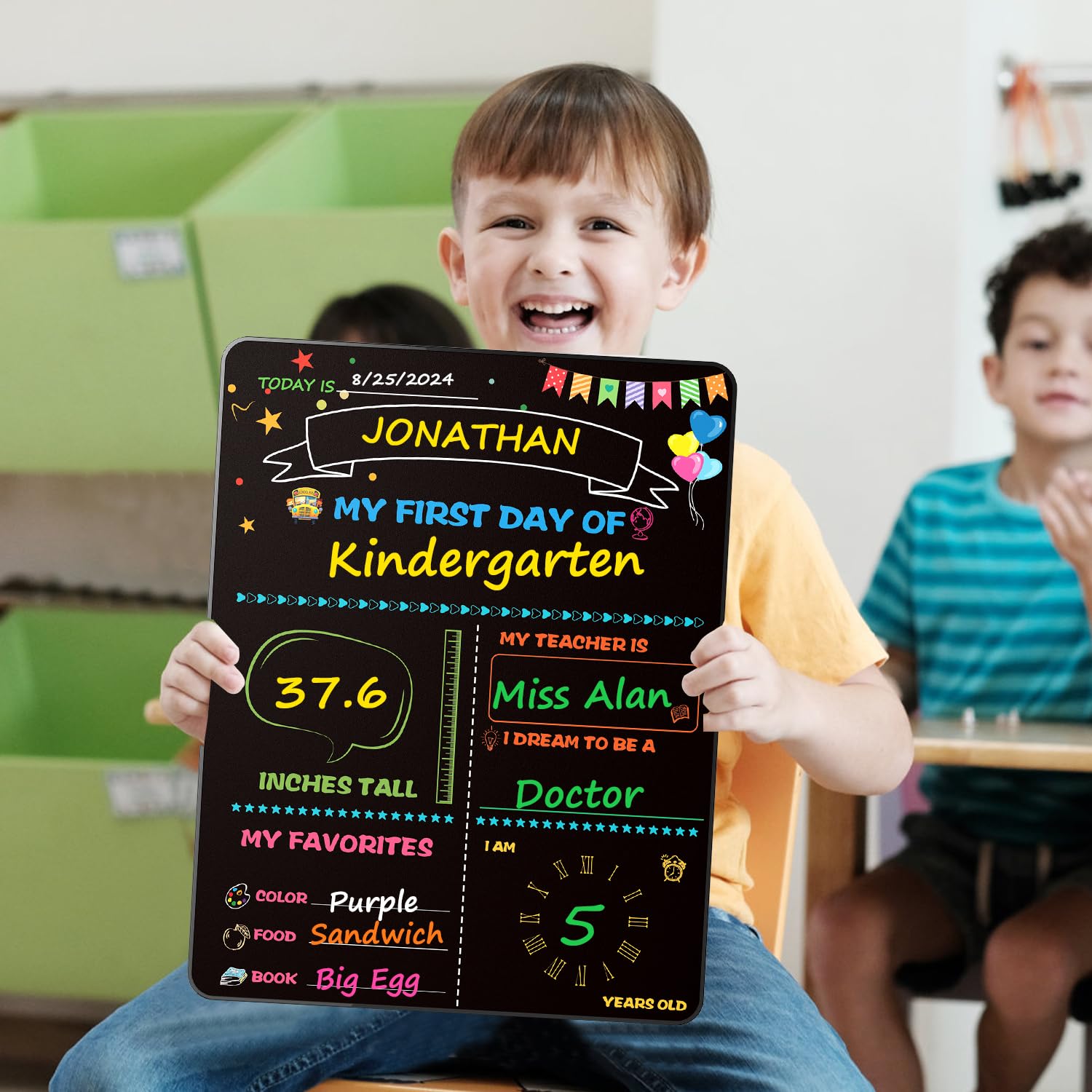 Snapklik.com : First Day Of School Sign Chalkboard - 14 X 11 Inches ...