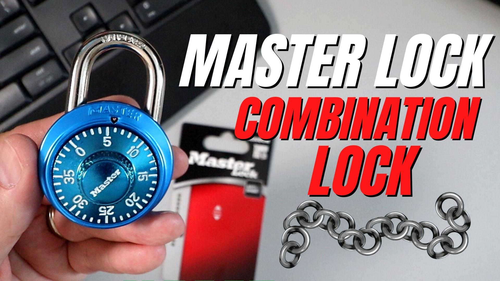 Watch Master Lock Combination Lock Overview on Amazon Live