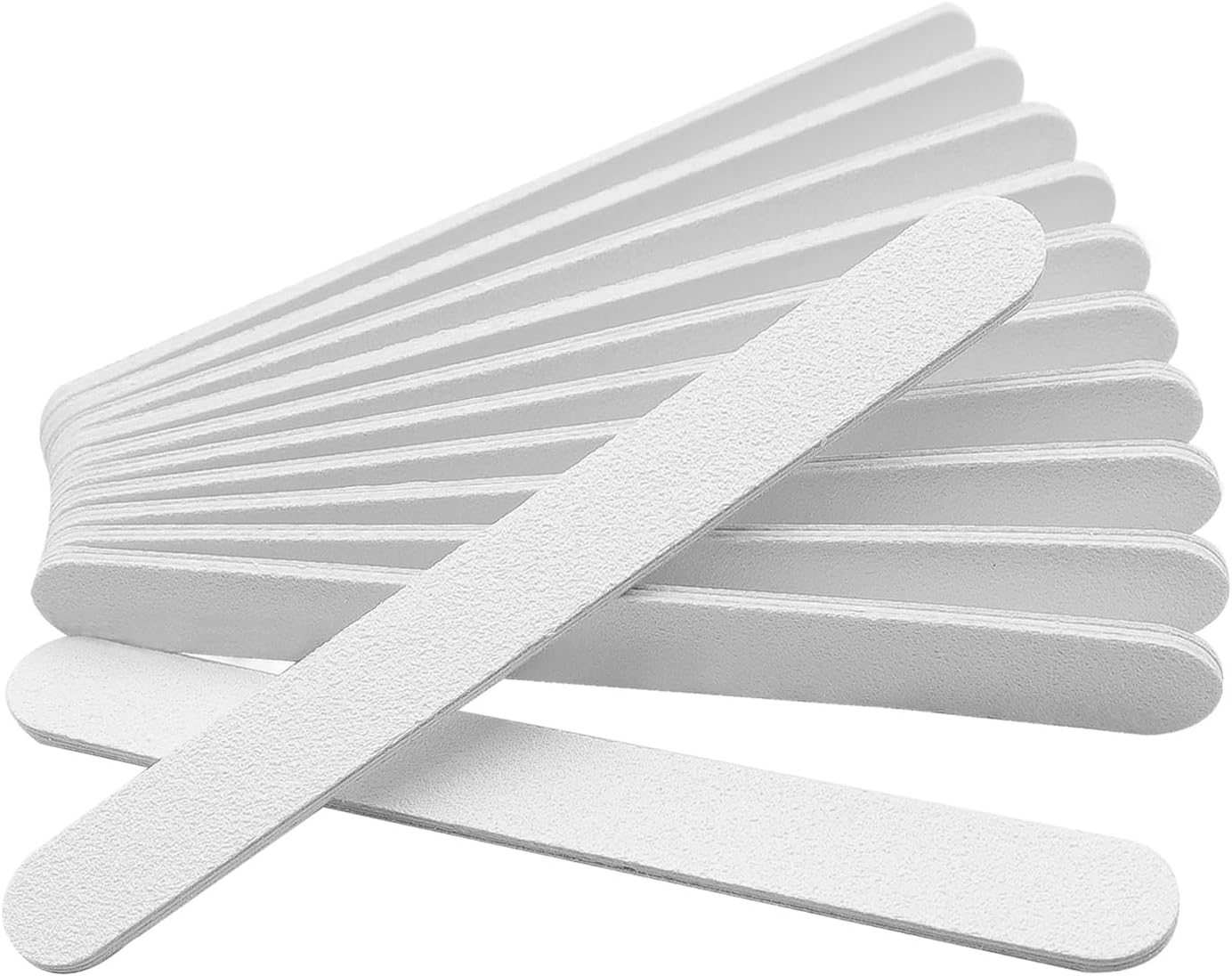 Amazon.com : White Nail Files (12 Pack), Professional 100/180 Grit ...