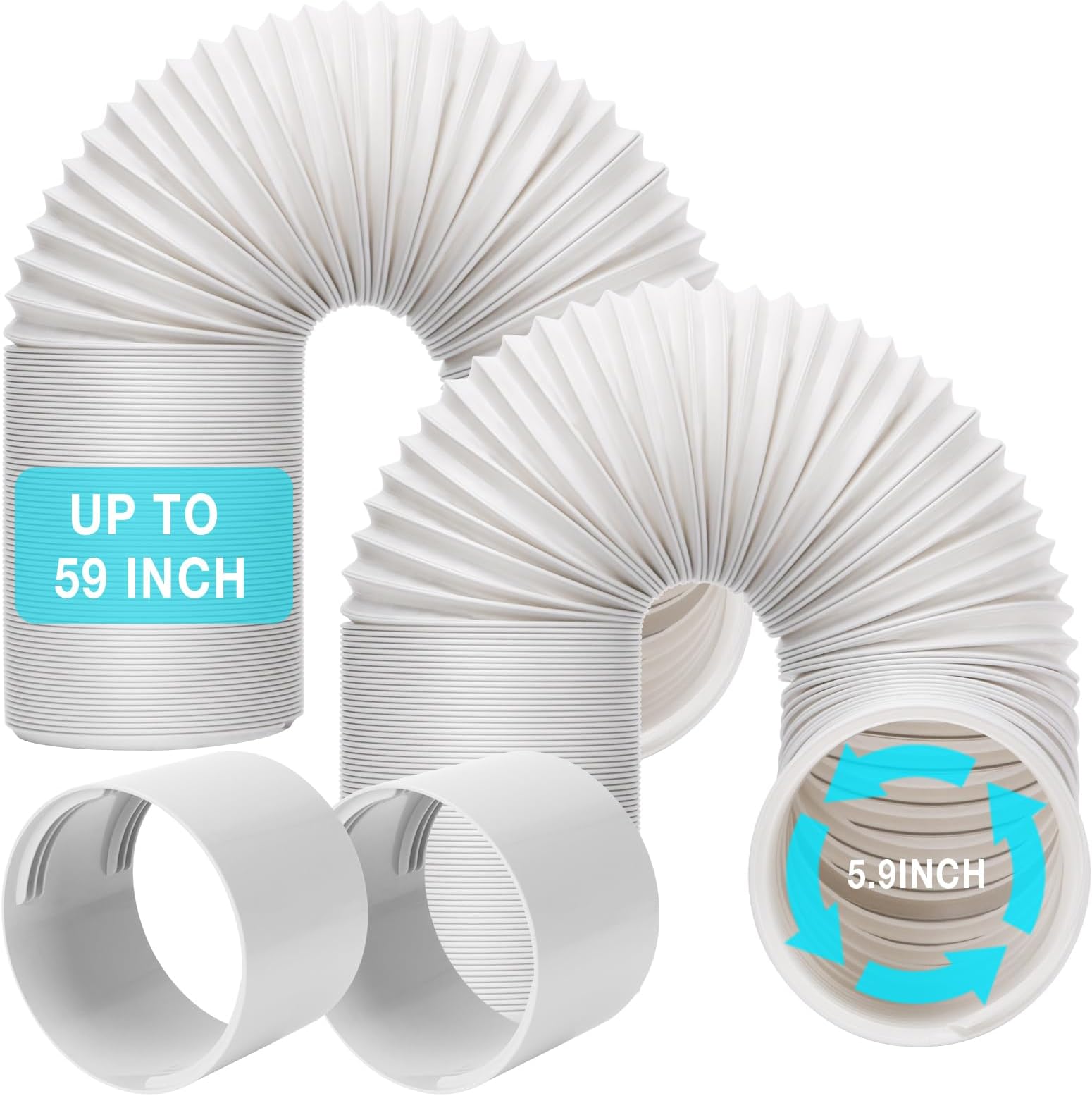 Amazon.com: PURTEERY Portable Air Conditioner Hose Kit AC Hose with ...