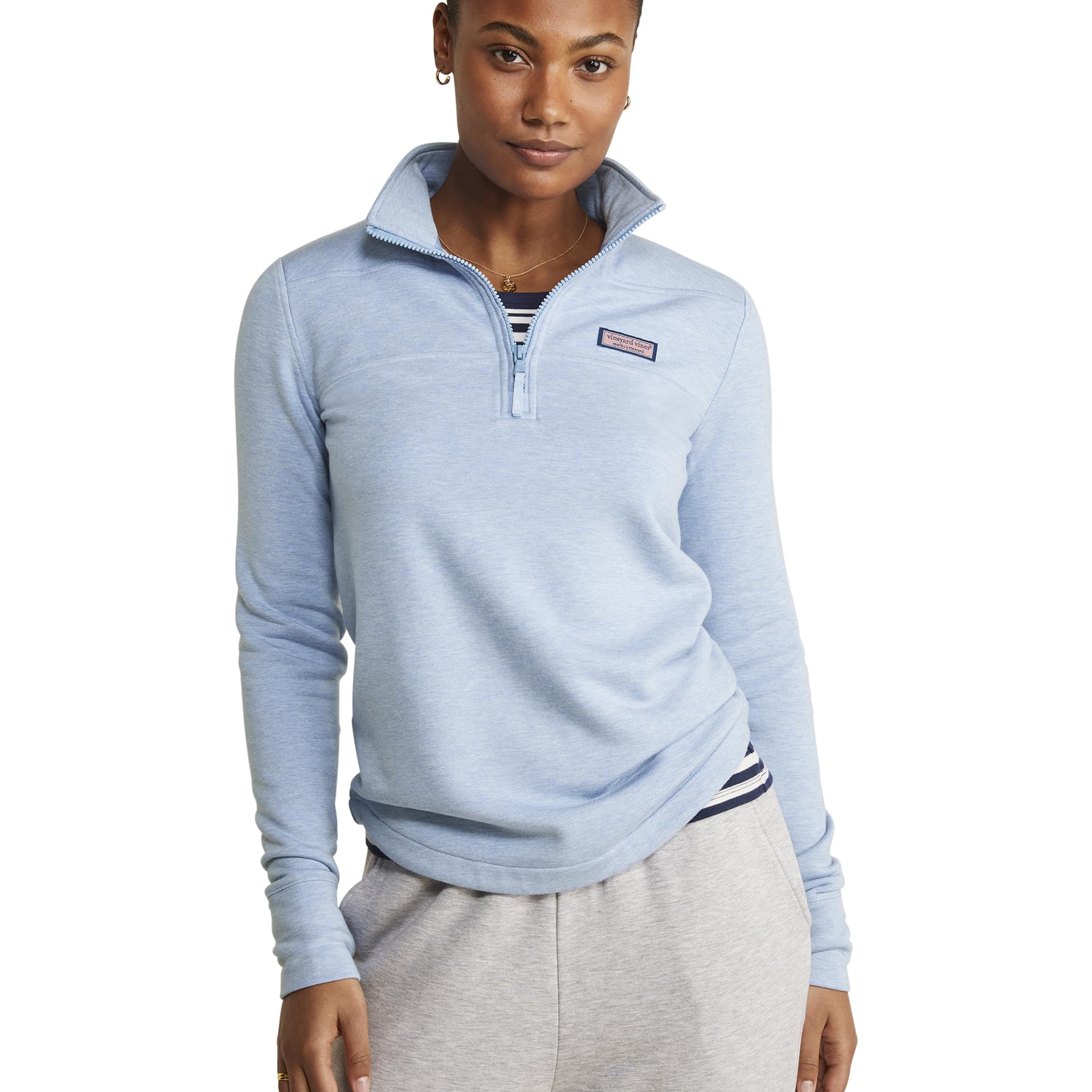 Amazon.com: vineyard vines Women's Dreamcloth Relaxed Shep Shirt ...