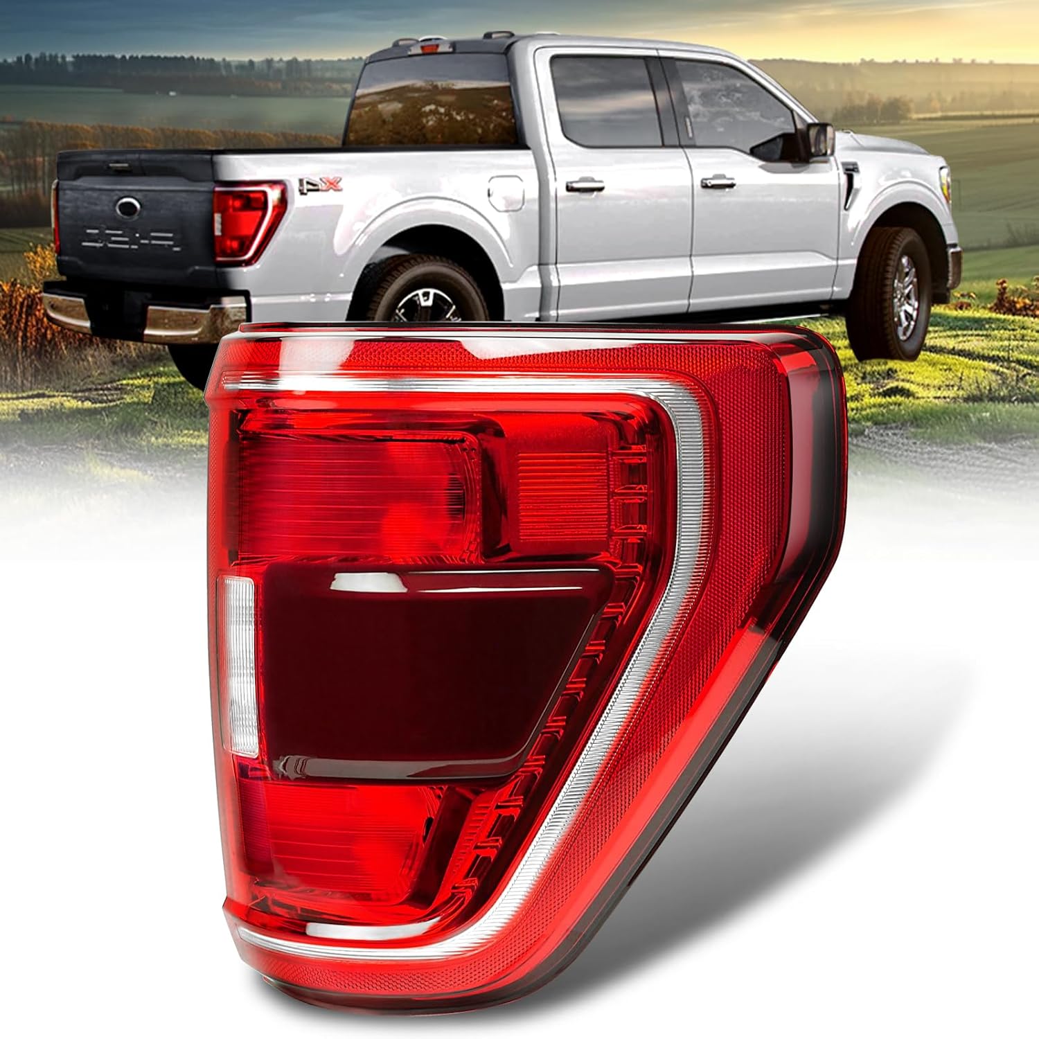 Amazon.com: ZSBMP Tail Lights Compatible With 2021 2022 2023 Ford F150 ...