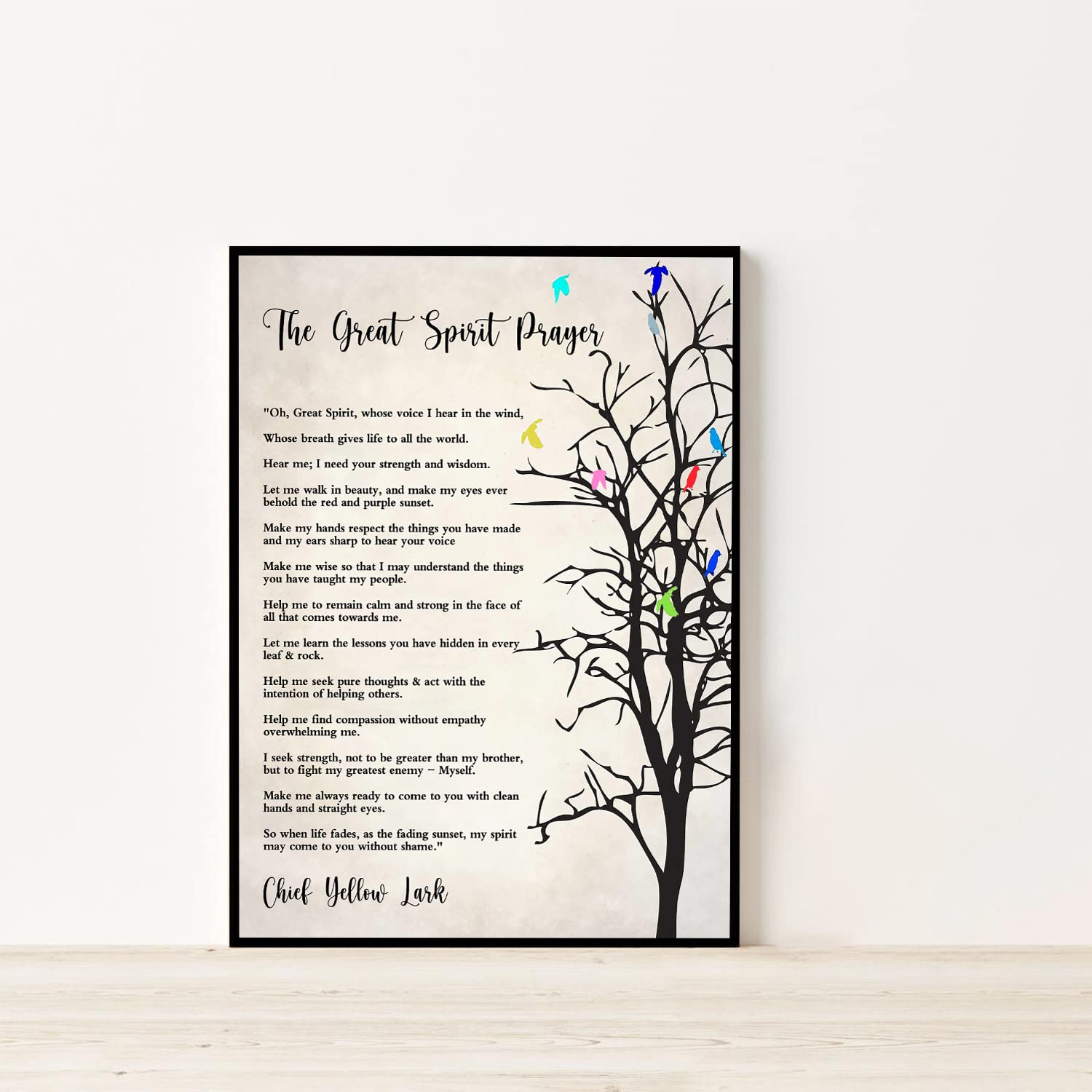 Chief Yellow Lark Quotes Walk On Wall Quotes™ Decal | WallQuotes.com