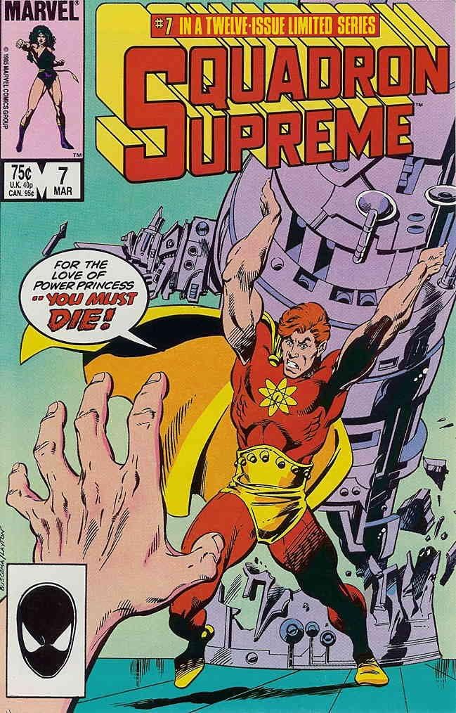 Amazon.com: Squadron Supreme #7 FN ; Marvel comic book | Mark Gruenwald ...