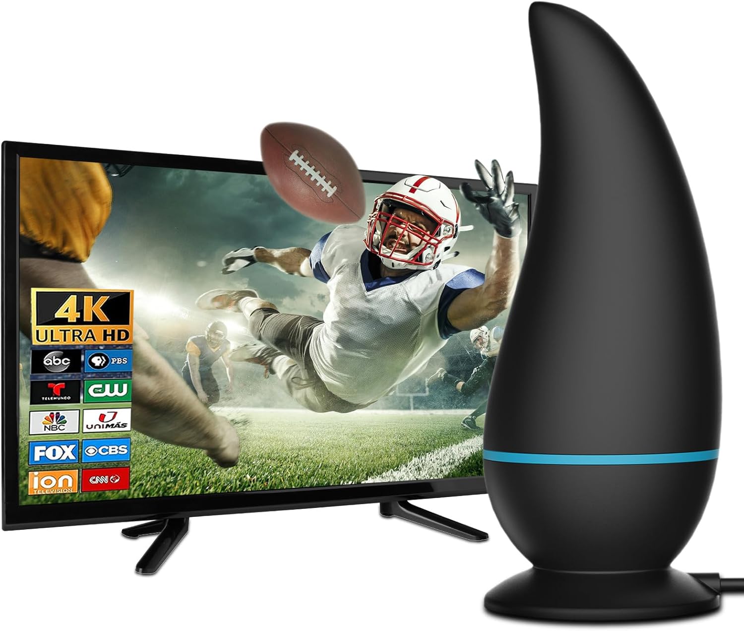 Amazon.com: Generic 2025 TV Antenna, Supports 8K 4K 1080P, 750+ Miles ...