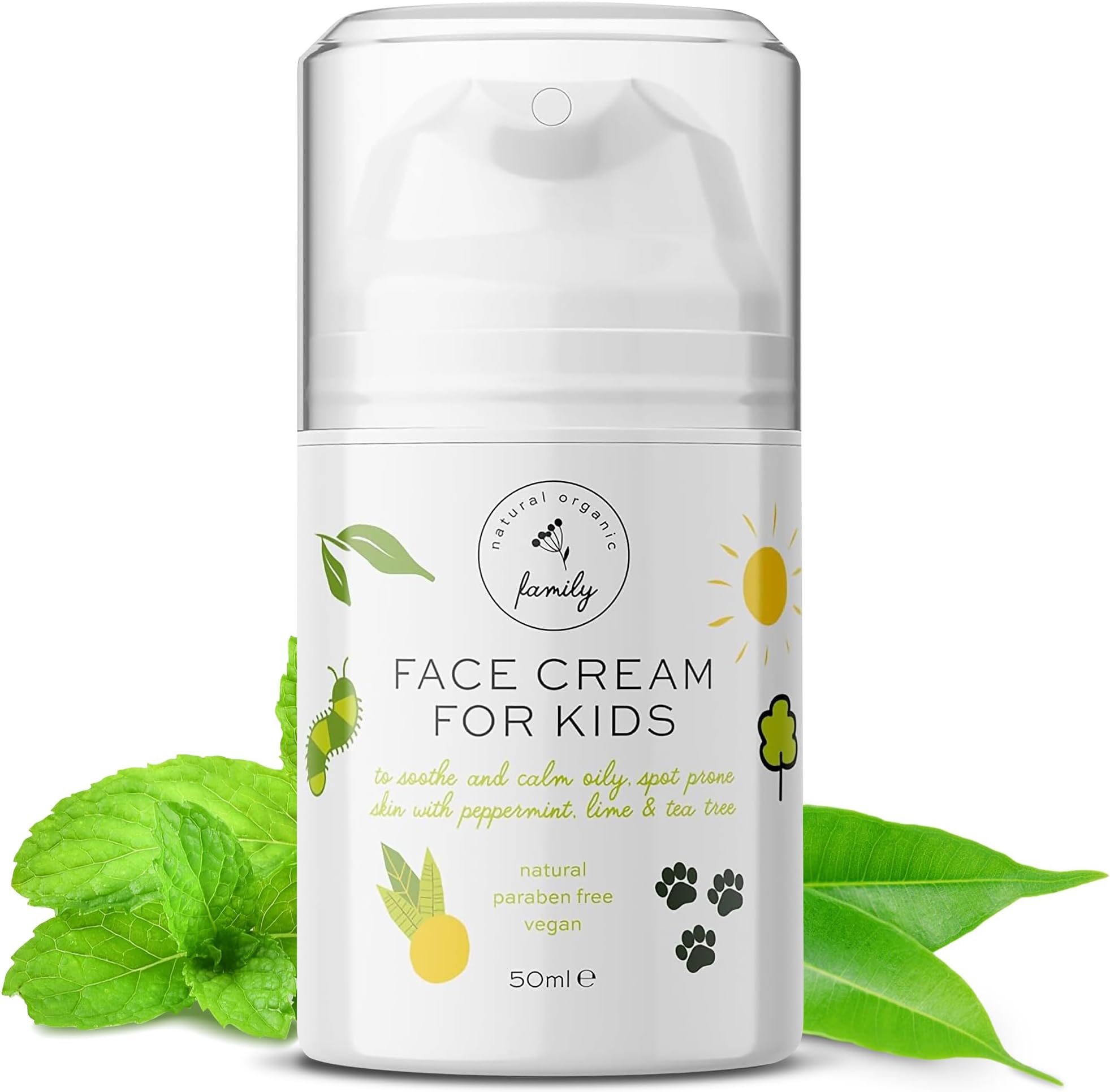 Amazon.com: Face Moisturizer with Hyaluronic Acid Face Cream for Kids ...