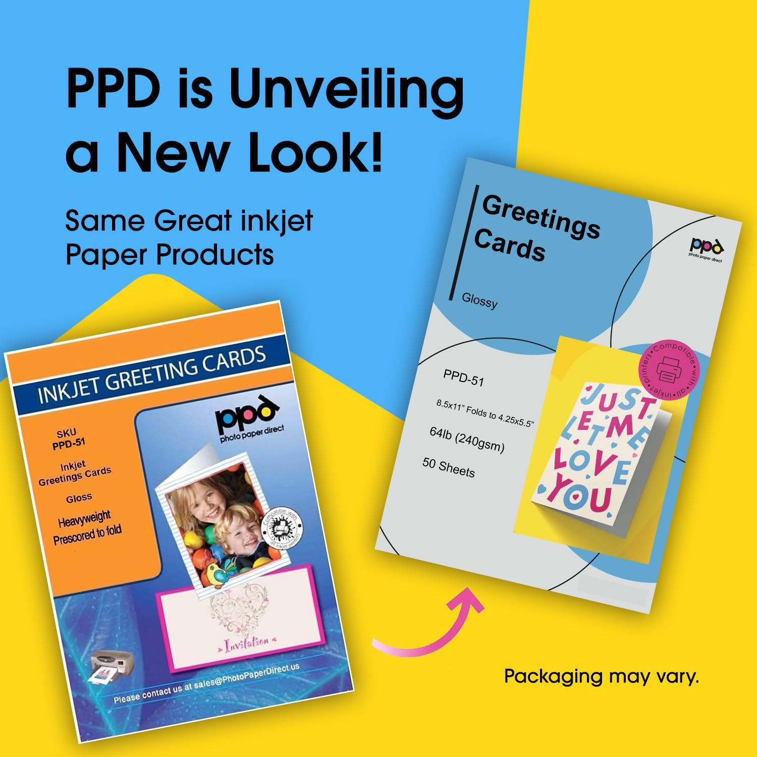 Snapklik.com : PPD Greeting Card Paper, Printable Greeting Cards For ...