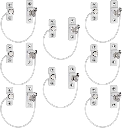 Window Restrictors，eSynic 8PCS Professional Window Restrictor UPVC ...