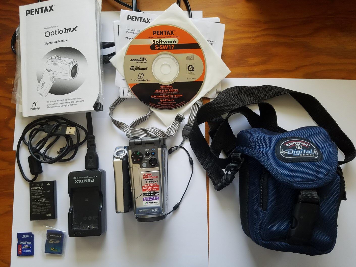 Pentax Optio MX 3.2MP Digital Camera with 10x Optical Zoom: All-in-One ...