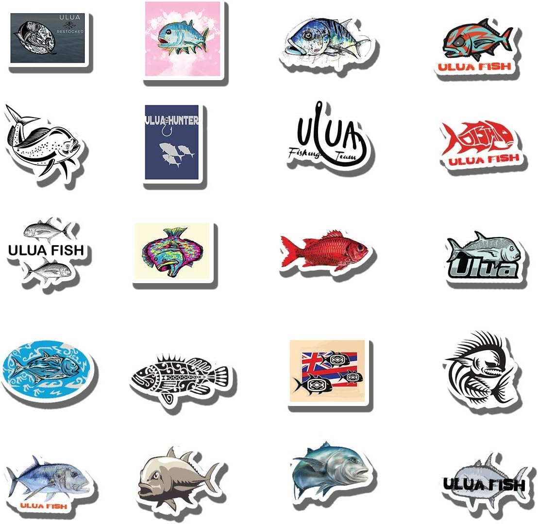 Amazon.com: 20 PCS Stickers Pack Ulua Aesthetic Vinyl Colorful ...