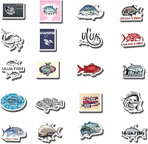 Amazon.com: 20 PCS Stickers Pack Ulua Aesthetic Vinyl Colorful ...