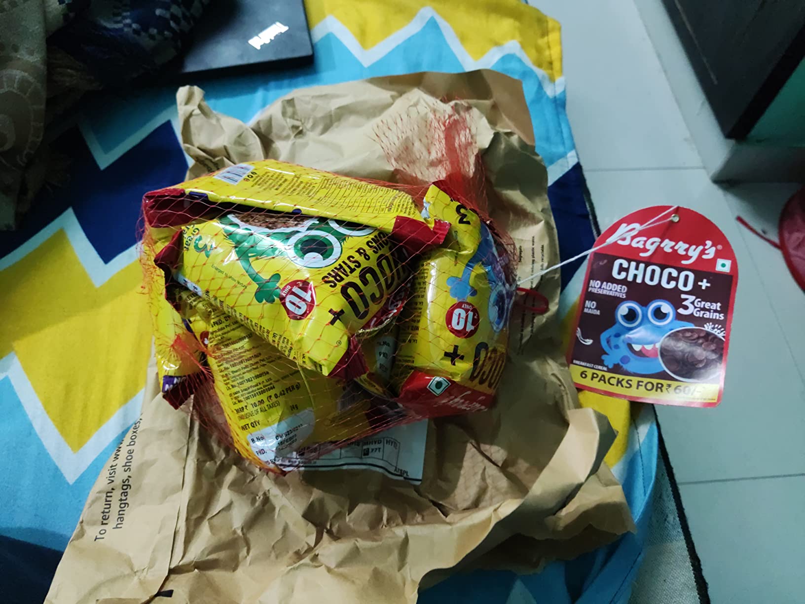 Bagrrys Choco + Variety Pack 144gm | BAGRRYS CHOCO+ 24GM POUCH X 2 ...