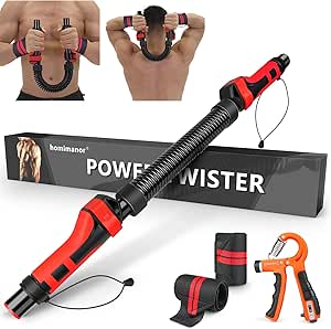 homimanor Adjustable Power Twister Bar Upper Body Workout Equipment ...