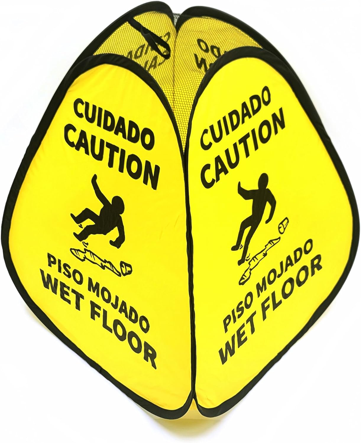 Kraken Sign Co - EXTRA LARGE Pop-up Sign, Yellow 4-Sided English ...